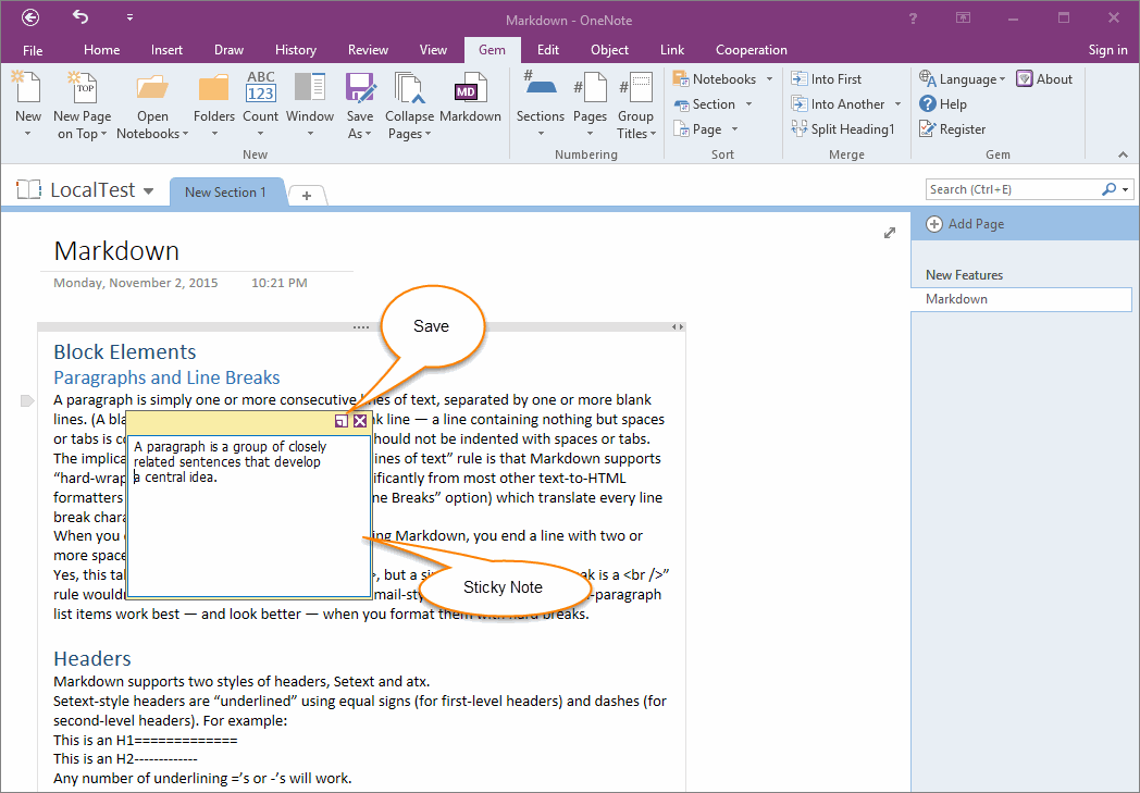Add Sticky Note In OneNote Page Similar To Acrobat Comment Office 