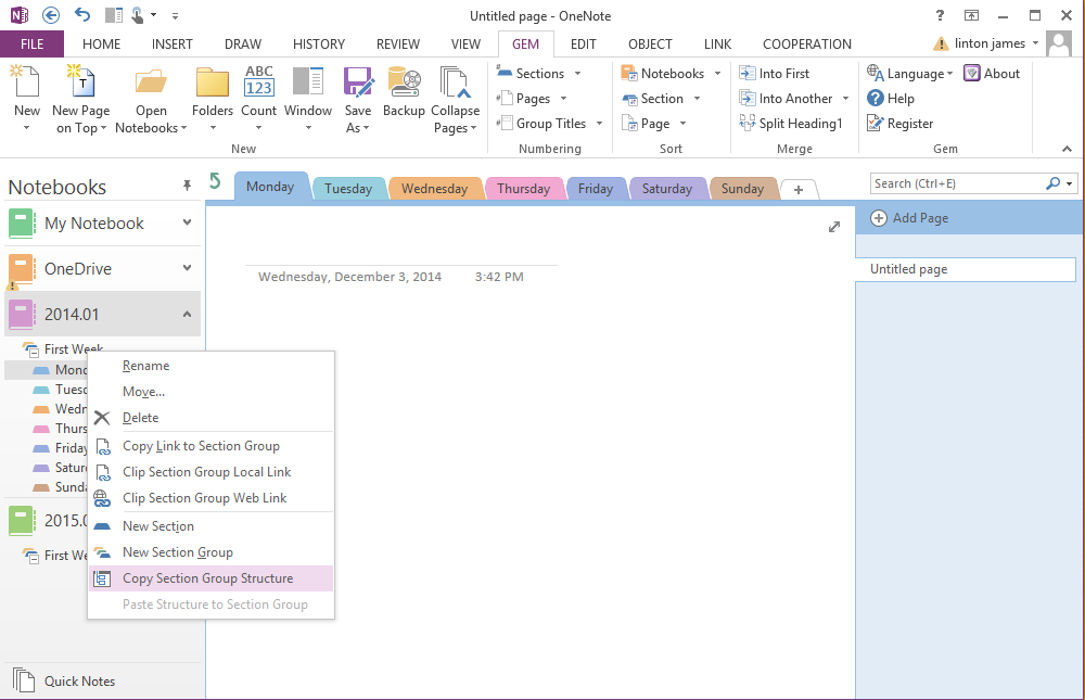 Copy OneNote Notebook s Structure And Paste Into Another One Office 