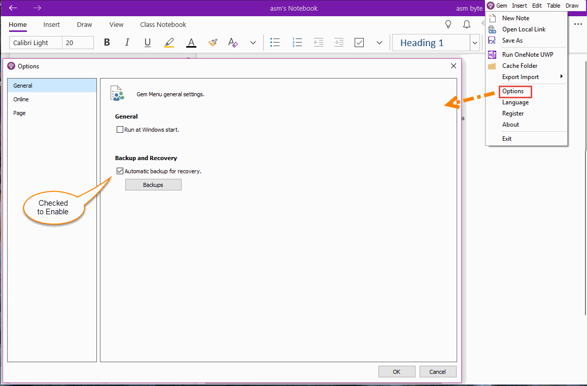 UWP Auto Backup OneNote For Windows 10 For Recovery When Lost Notes 