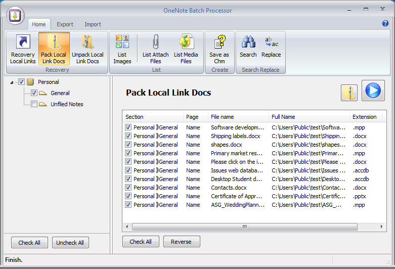 Pack OneNote Local Link Files Unpack To Restore The Files Like Pack OneNote Local Link Files Unpack To Restore The Files Like