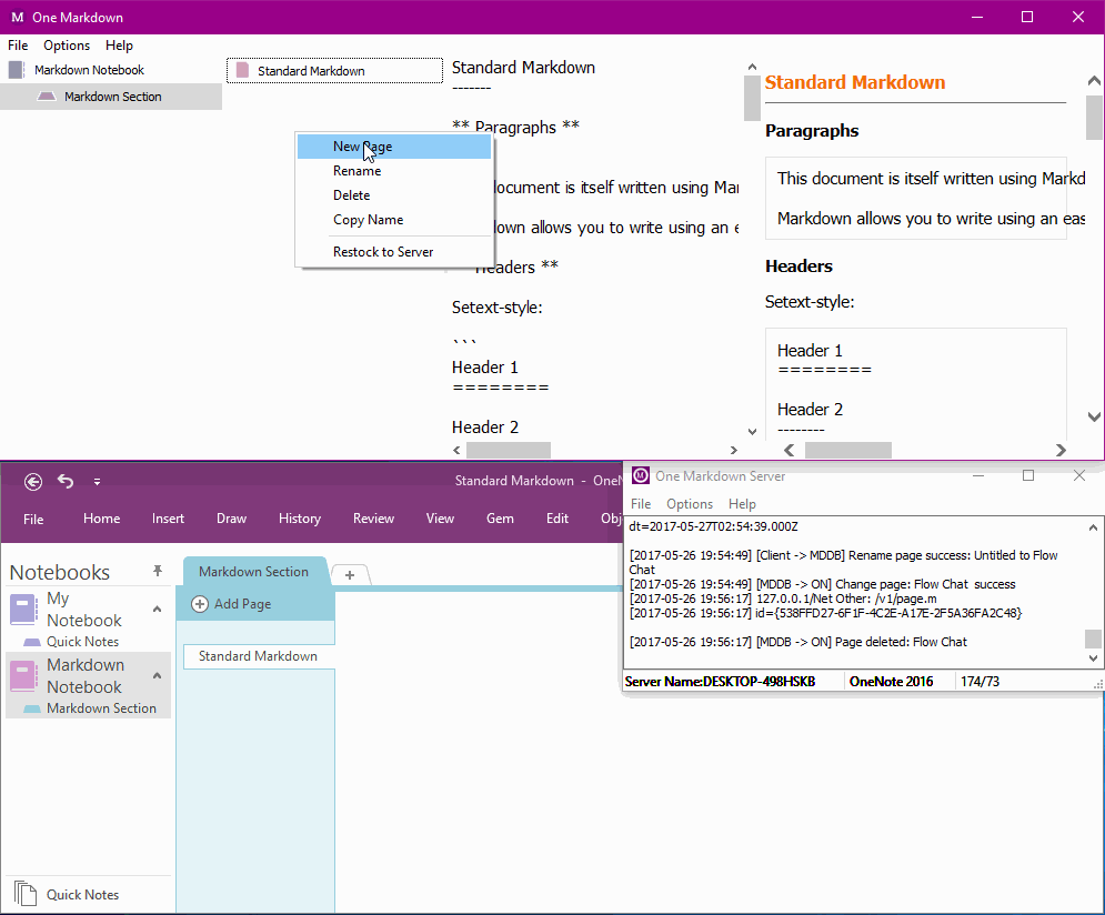 Using Markdown To Create Flow Chart For OneNote Office OneNote Gem 