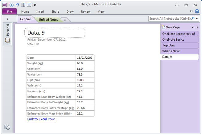 Row To OneNote For Microsoft Excel Office OneNote Gem Add Ins