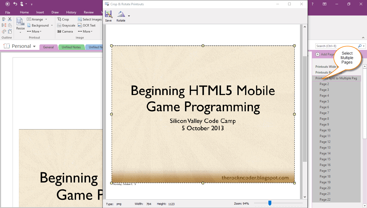 EXE Rotate Flip Crop PDF Printouts In OneNote Office OneNote Gem Add Ins