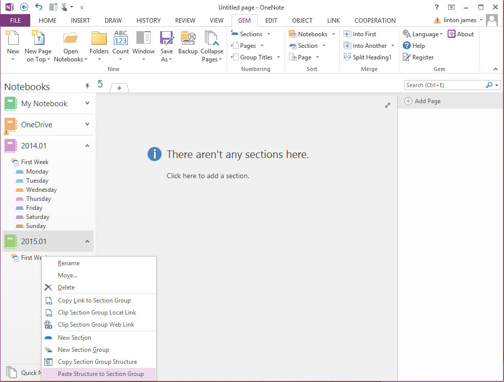 Copy OneNote Notebook s Structure And Paste Into Another One Office 