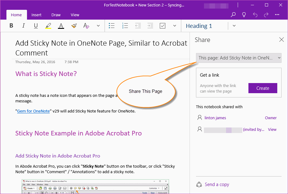 2018 4 19 Shared Single Page Feature Is Being Removed From OneNote For 