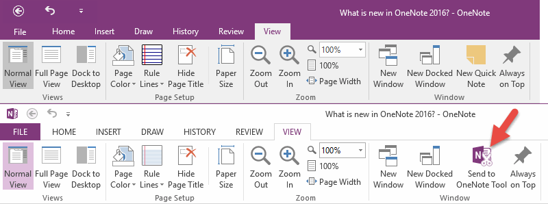 What s New In OneNote 2016 Office OneNote Gem Add Ins