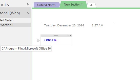 How To Create Link To Windows Folder In OneNote Office OneNote Gem 